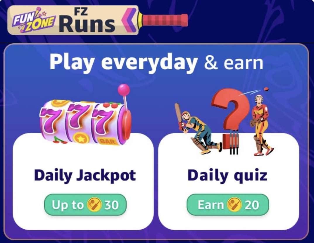 Amazon Daily FunZone IPL Quiz Answers 20th May 2023 Win 20 Runs ...